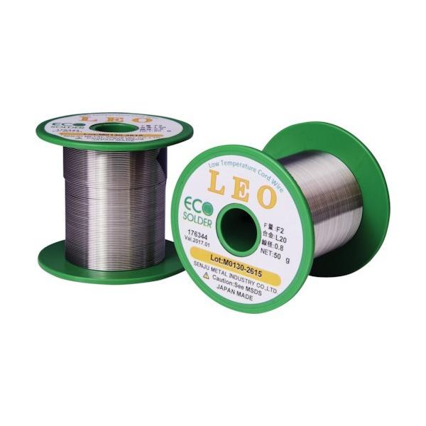 ■特徴 低温実装で省エネ、こて先の消耗を軽減します。  ■用途 精密電気・電子機器の配線・接続に。  ■材質 合金組成（すず:42.0％、ビスマス:58.0％）  ■注意点 本製品は、輸出対応を行っておりません。   【入数】 1点 LEO...