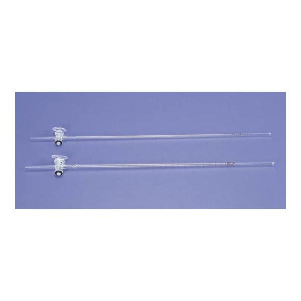 商品画像はイメージ画像です。実際とは異なる場合がございます。 ■特徴 容量滴定に使用し、滴下した液の容量を秤量するためのガラス実験器具です。 ガラスコックは本体とコック部に番号を印字していますので、同じ番号でご使用ください。 目盛はシルバー...