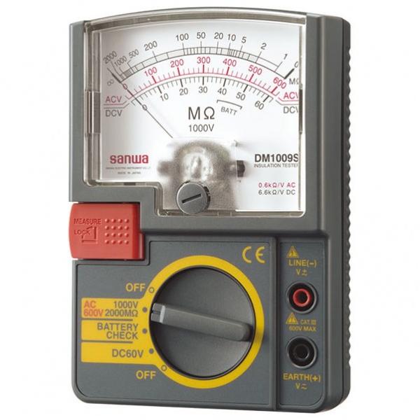 ●小型単レンジ式アナログ絶縁抵抗計です。●交流電圧:600V・直流電圧:60Vの測定も可能です。●電気工事。●ビルメンテナンス。(電気関係)●自動車のバッテリーチェック。●インバーターの絶縁チェック。●定格測定電圧(V/MΩ):1000V/...