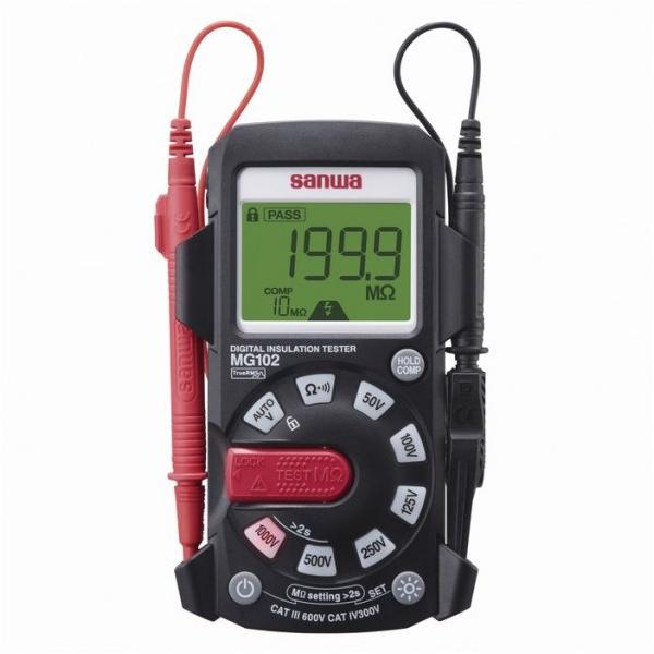 【特長】  ●IEC61010/IEC61557に準拠した安全設計  ●絶縁抵抗測定時は定格電流 1mA 以上を維持  ●オートホールド機能搭載（絶縁抵抗測定時）  ●ブレーカーピンが標準付属  ●コンパレータ機能搭載（絶縁抵抗測定時）  ...