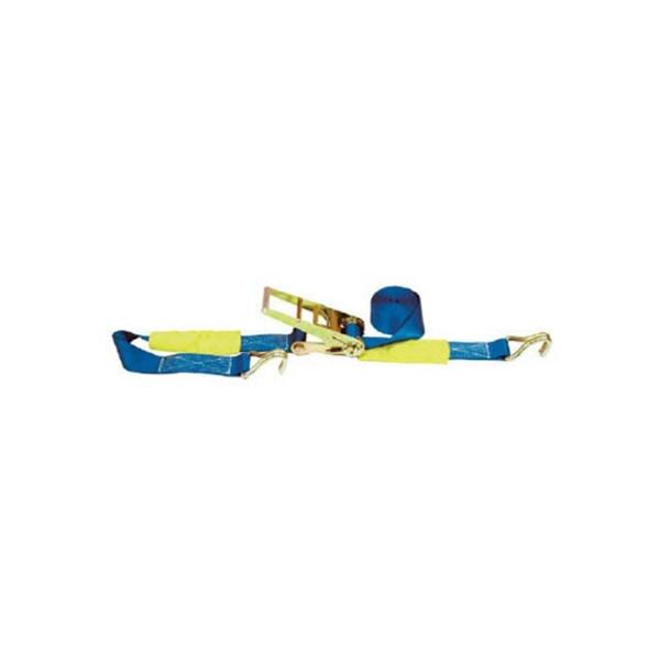 スリーブ2枚付です。 用途 貨物の荷締め作業。 牽引、固縛作業。 ベルト長さ(m)巻取側:6 ベルト幅(mm):75 固定ベルト長(m):1 調節ベルト長(m):6 先端J金具付き 使用荷重(kg):750 ●使用荷重(kg):750 ●固...