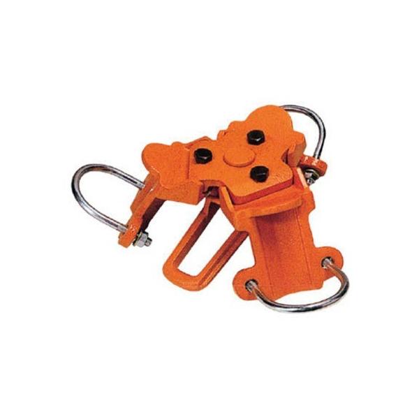 屋外でチェーンブロック等を使用する時に大変便利です。 用途 チェーンブロックを掛ける三脚を作るためのヘッドです 適合パイプ径:(mm):70〜90 使用荷重(t):2 ●使用荷重(t):2  ●適合パイプ径:(mm):70〜90   【重量...