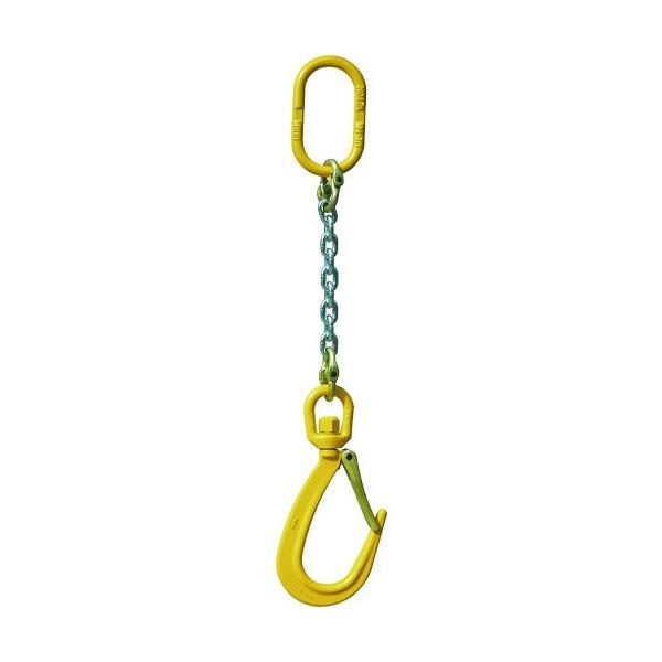 ■特徴 フック、チェーン、リングを接続済みですのですぐにご使用いただけます。 スイベルファンドリーフックはワイヤーやチェーンのねじれを取ることができるので、吊り荷の回転を防げます。 安全タグ付きです。  ■用途 敷鉄板の吊り上げ作業に。 土...