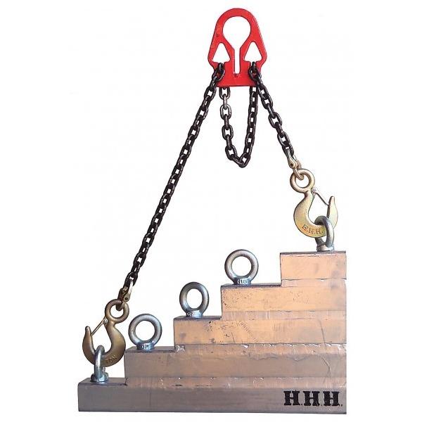 ●アジャスタブルマスターリンク(AML)付きのチェーンスリングです  ●親環にチェーン装備の溝があり、用途に応じて容易にチェーンの長さ調節ができます  ●使用荷重:0.95ton  ●有効長:1.5m  ●使用部品;AML:AML0.95/...