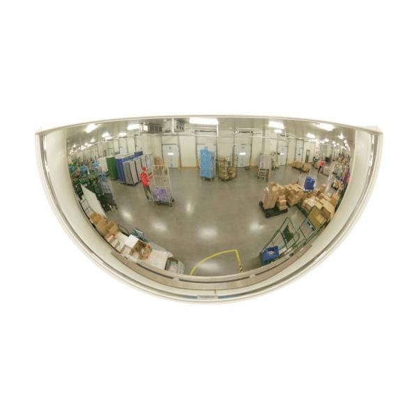 ■特徴 T字路に最適です。 180°以上の視野が得られ衝突防止に役立ちます。  ■用途 T字路などでの衝突防止や気くばりに。  ■仕様 室内専用  ■付属品 4×25トラスタッピングビス2本  ■材質 ミラー:アクリル 枠:発泡塩化ビ二ール...