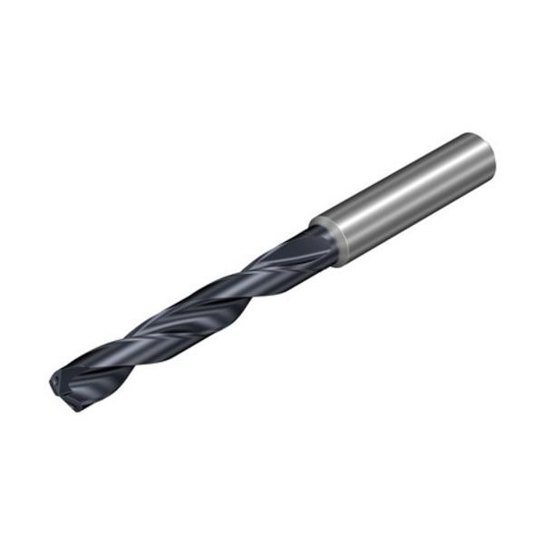 ■特徴 高じん性の超硬材料と専用の刃先形状の組合せで、工具剛性・信頼性・加工安定性が向上します。 改良された刃先形状により切削抵抗が低減され、切りくず処理が改善するため、卓越した貫通力と精度を同時に実現できます。 フルート形状が切りくず形状...