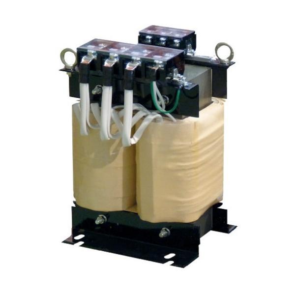 商品画像はイメージ画像です。実際とは異なる場合がございます。 ■特徴 産業用単相複巻トランス　ハーモニカ式端子台 静電シールド付 樹脂成形ボビンの使用により、紙巻ボビンでの湿気やホコリ等による絶縁不良等を防止できます 保護カバー取外しの手間...