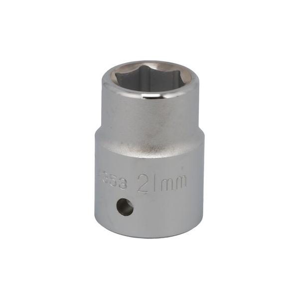 ●ボルト・ナットを傷めない面接触タイプ。 ●差込角("SQ):3/4 ●サイズ(mm):21 ●全長(mm):51 ●先端部ソケット外径(D1;mm):32 ●差込部ソケット外径(D2;mm):36 ●ソケット深さ(T;mm):16 ●メー...