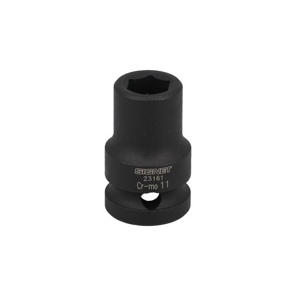 ●1/2”SQのコストパフォーマンスに優れたインパクトソケット※ピン・リングは付属しておりませんので、別途お買い求め下さい。 ※安全のために、ピン・リングを必ずご利用ください。 ●サイズ(mm):11 ●差込角(”SQ):1/2 ●先端部ソ...