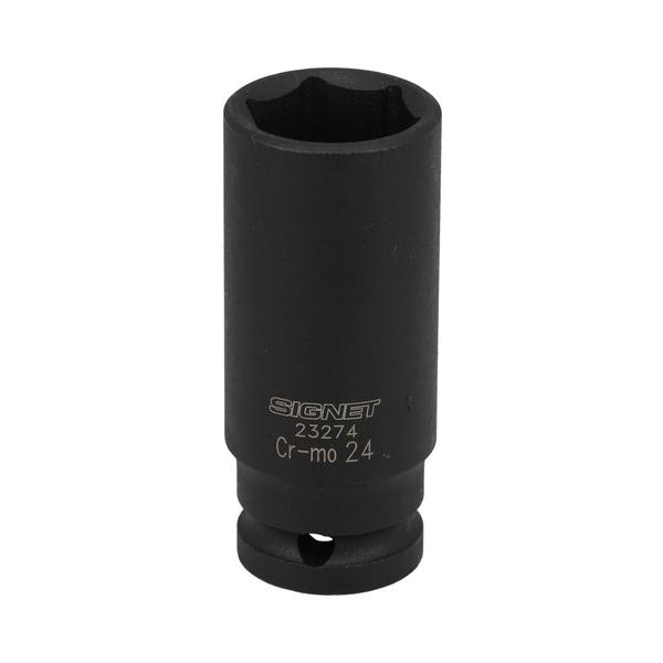 ●1/2”SQディープインパクトソケット※ピン・リングは付属しておりませんので、別途お買い求め下さい。 ※安全のために、ピン・リングを必ずご利用ください。 ●サイズ(mm):24 ●差込角(”SQ):1/2 ●先端部ソケット外径D1(mm)...