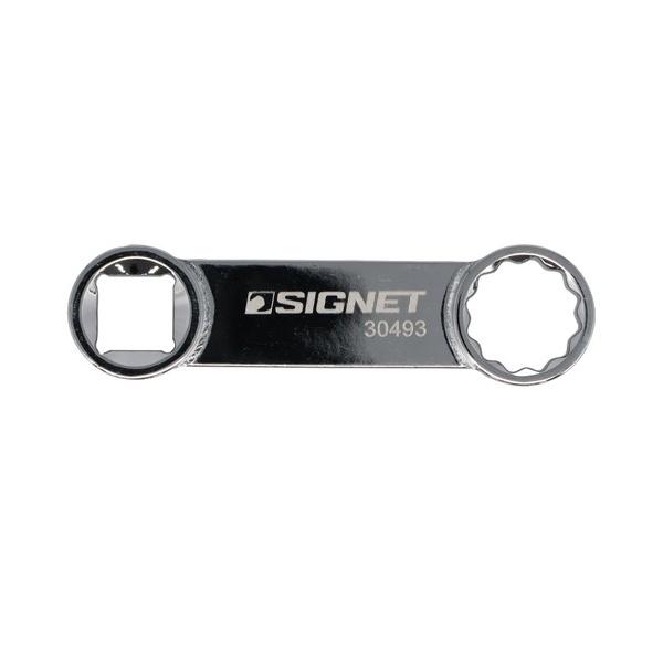 ●差込角:3/8"SQ ●材質:クロームバナジウム鋼●サイズ(mm):13 ●有効長(mm):50●トルクレンチに取り付けるとトルクアダプターの有効長の分だけ誤差が生じますので、計算で補正する必要があります。   【サイズ】 13MM 【入...