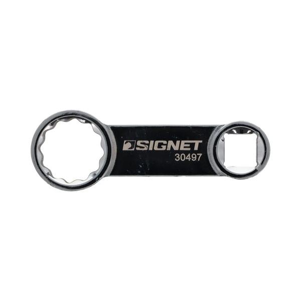 ●差込角:3/8"SQ ●材質:クロームバナジウム鋼●サイズ(mm):17 ●有効長(mm):50●トルクレンチに取り付けるとトルクアダプターの有効長の分だけ誤差が生じますので、計算で補正する必要があります。   【サイズ】 17MM 【入...