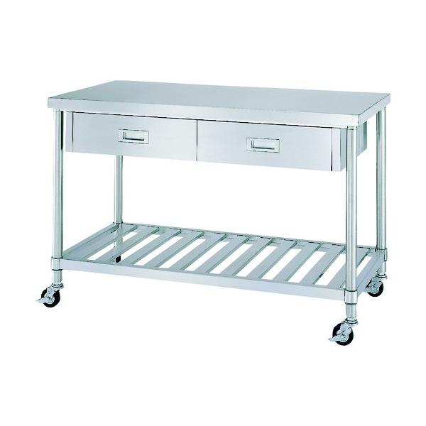 商品画像はイメージ画像です。実際とは異なる場合がございます。 ■特徴 部品や工具などの収納に便利な引出し付の作業台です。 用途に合わせて高さ変更が可能です。（工場オプション） 高さ850mm以下同一価格です。 直径φ38mm太径パイプ採用の...