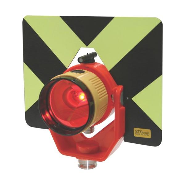 ■特徴 プリズム定数は0mm、-30mmの設定が可能です。 プリズムポールに取り付けが可能です。 ボタンを押すとLEDライトが点滅して光ります。  ■用途 土木、建築、測量。 トンネルなどの暗い場所に。  ■仕様 定数：0mm、-30mm兼...