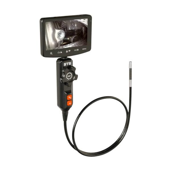 ■特徴 5.0インチ大型IPSカラー液晶です。 カメラヘッド可動式（左右それぞれ180°）です。 先端側視ミラー標準付属です。 ■用途 自動車や機械内部の保守点検。 配管内部の点検。 空調設備などの内部点検。 ■仕様 モニター:5.0インチ...