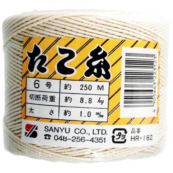 【商品説明】 天然素材で環境にやさしい紐です。 大工仕事の垂直や直線のアタリ糸、竿等のグリップに巻き付けスベリ止めにも使用できます。  【用途】 調理用・工芸・手芸用に最適です。  サイズ規格:6号 切断荷重(kg):約8.8  【材質】 ...