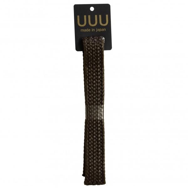 【商品説明】 デザイン性の高いベルト用のテープです。 レザリーベルトはアクリル素材ですが、レザー調に焼き付け加工しております。 【用途】 ベルトにお使いください 【材質】 アクリル レザリーテープ ブラウン アクリル UUU ベルト  【サ...