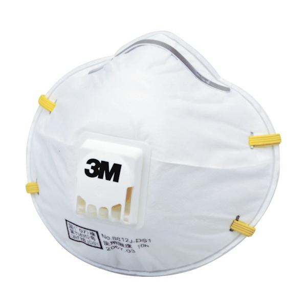 ■特徴 のれん型排気弁により、呼気の熱気やムレを排出します。 3M［［ＴＭ上］］特許のクールフローバルブ（排気弁）を装着した防じんマスクです。 １０枚入りパックです。  ■用途 一般粉じん作業、研磨作業など。  ■仕様 国家検定 DS1 合...