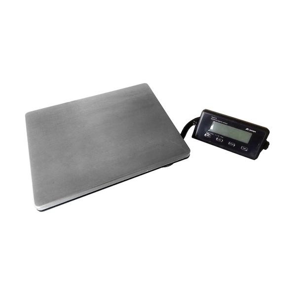 ■特長 大きな文字で見やすい液晶（文字高26mm）2WAY電源（単三×4本もしくはAC100V電源） 風袋引機能付き ■用途 隔測式で見やすい位置で量れます。  ■仕様 秤量(kg):200 最小表示(kg):0.3 全高(mm):セパレー...