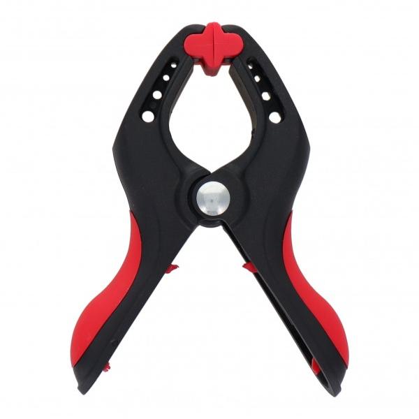 可動式のハサミ口が平面でガッチリキャッチ 全長 85mm 最大口開き 約30mm アゴの深さ 30mm 軽くて耐久性抜群 ホビー・工作・メンテナンスなど幅広く使えます。   【入数】 1点 14701