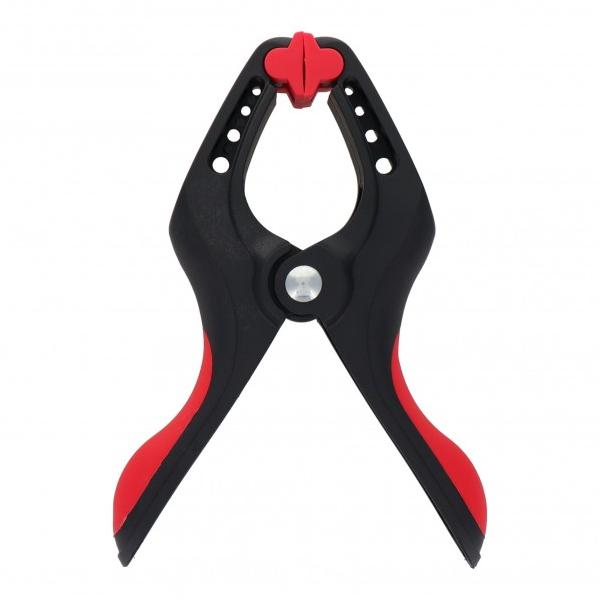 可動式のハサミ口が平面でガッチリキャッチ 全長 175mm 最大口開き 約50mm アゴの深さ 65mm 軽くて耐久性抜群 ホビー・工作・メンテナンスなど幅広く使えます。   【入数】 1点 14703