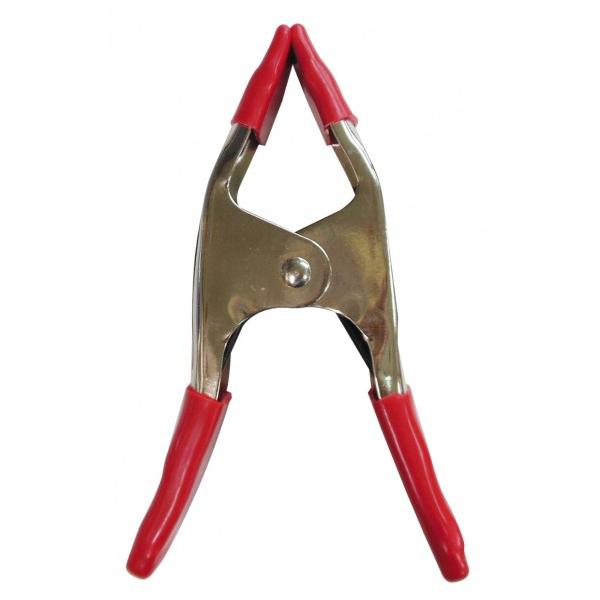 スチール製により耐久性アップ！ 全長 150mm 最大口開き 約50mm アゴの深さ 55mm 仮押さえにがっちりキャッチ ホビー・工作・メンテナンスなど幅広く使えます。   【サイズ】 150mm 【入数】 1点 14413