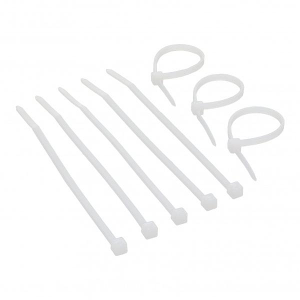 汎用性の高いナイロン製の結束バンド ケーブルタイ 最大結束径 φ22mm 引張強度 8kgs 電気配線の結束 水道・ガス・配管の結束 工場・家庭またはガーデニング等で補助結束バンドとして 温度範囲:-40℃〜＋85℃   【サイズ】 2.5...