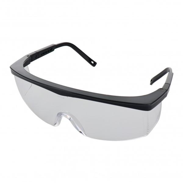 ANSI合格品 紫外線99.9%カット 表面キズ防止ハードコート 耐衝撃性に優れたポリカーボネート素材 テンプル伸縮機能付き（4段階） 角度調整機能付き   【カラー】 クリア 【入数】 1点 DTSG04C