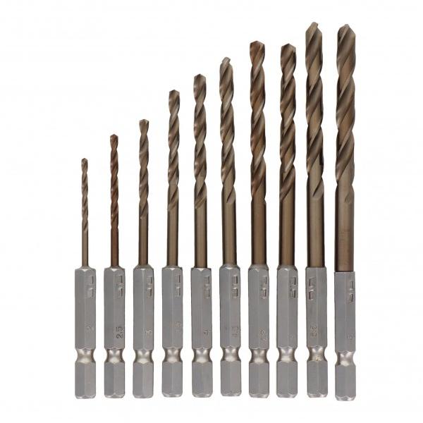 ステンレス材・難削材に最適 食い込みよし、速やかに穴があくクロスシンニング加工（3.0mm以上） 難削材・ステンレス・一般鋼材・鋳鉄・軽金属の穴あけに セット内容 2.0/2.5/3.0/3.5/4.0/4.5/4.8/5.0/5.5/6....