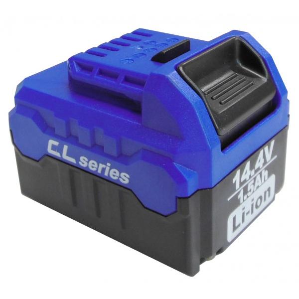 14.4V1.5Ahリチウムイオンバッテリーです。 14.4V共通バッテリーです。 (本体TCL-001H/002H/003H/004H/005H/006H共通) バッテリー残量表示ランプ付【用途】 バッテリーの交換や、予備バッテリーとして...