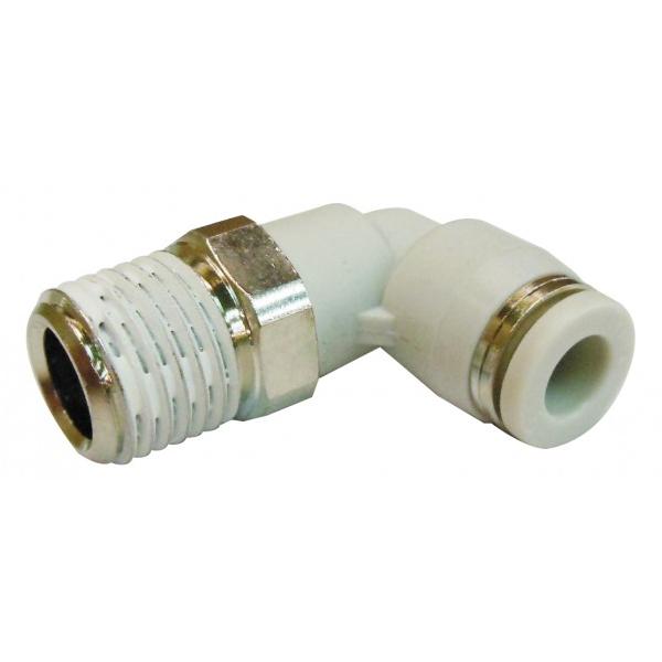 ネジサイズ R1/4 適合チューブ 外径10mmチューブ用 工具不用のワンタッチ継手 軽くチューブを差し込むだけのコンパクト設計で配管スペースを大幅に縮小。 継手取付後、配管方向を自由に変えれる容易な配管作業。 最高使用圧力:1.0MPa(...