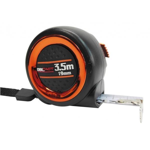 手のひらサイズのコンパクトコンベックス！ 長さ×テープ幅 3.5m×19mm 本体サイズ H60×W55×D35mm 引き出した位置で止まるセルフロック機能 用途に合わせて選べる3サイズ ベルトクリップ付き ロック付コンベックス ロック付コ...