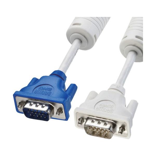 ■特長 パソコン本体とディスプレイ、プロジェクターなどを接続するためのケーブルです。 複合同軸ケーブルを使用しているので、ノイズに強く信号損失も極めて少ないので、高解像度モードに対しても画像劣化が極めて少ない高品質なケーブルです。 銅製高密...