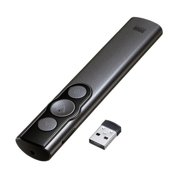 ●インターフェース:USB HID仕様Ver.1.1準拠  ●USB31/3.0/2.0インターフェースでもご使用になれます。   ●ボタン数:3ボタン  ●電源:単四乾電池×1  ●電池性能:プレゼン機能動作時間/約36時間、レーザー連続...