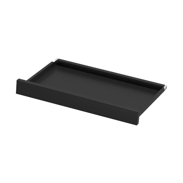 ■特徴 ■eデスクシリーズ用引き出しです。 機種により取付け可能機種、取り付け可能数量が異なります。 ■仕様 ■フレームカラー:ブラック■製品サイズ:W555×D380×H67mm■製品重量:3kg■出荷形態:組立出荷（デスクへはお客様取り...