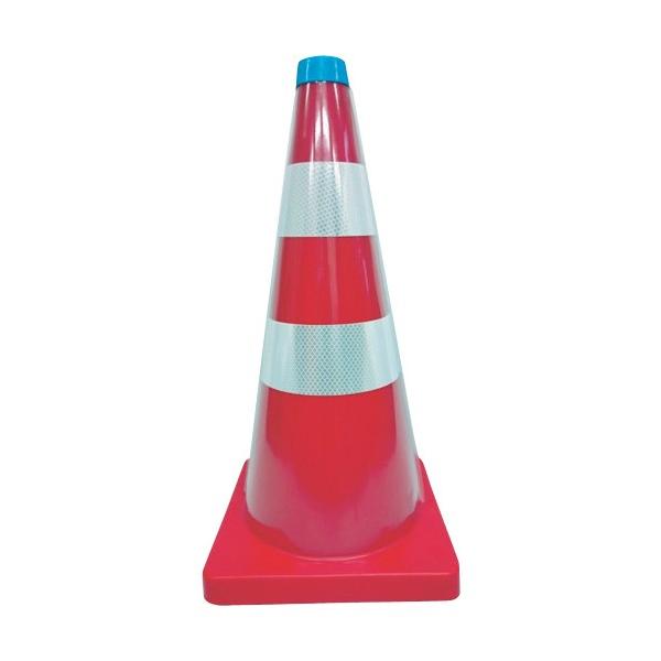 ■特徴 耐寒、耐久性能の優れたコーンです。 カバーと反射リングの取り換えが容易にできるので短時間でのメンテナンスに優れています。  ■用途 道路や工事現場の規制や区分けに使用し、注意喚起に。  ■仕様 カットコーン  ■材質 ポリエチレン(...