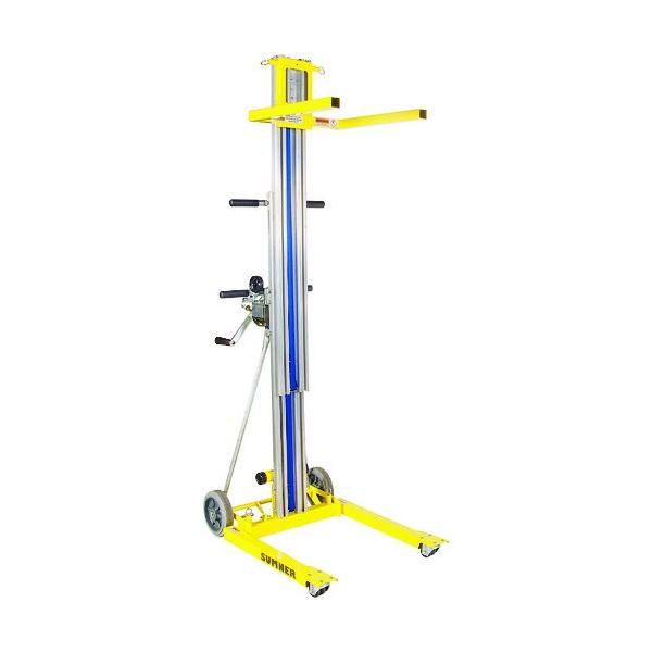 ●特徴: ・送り速度を標準から高速へ(2速)上げ下げ可能。 ・爪の上下反対取付けができ、作業に応じて天井開口部までピッタリ荷上げが可能。 ・ベルトのキンク(よじれ)がない。 ●最高高さ:爪上側:3.35m、爪下側:3.02m ●最低高さ:爪...