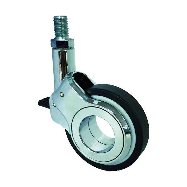 商品画像はイメージ画像です。実際とは異なる場合がございます。 ■特徴 車輪中央部が空洞になっているデザイン性の高いキャスターです。 ほこりなどが溜まりにくい形状にもなっています。  ■用途 シェルフ箪笥、ワイヤ家具、イス、デザインカートのホ...
