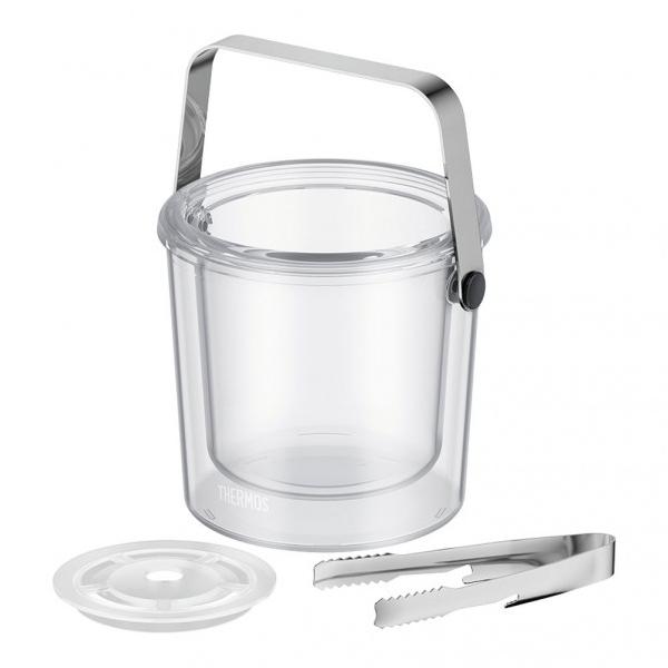 ●氷を長時間キープでき、結露しにくい二重構造。   ●スタッキング可能なので収納場所に困りません。   ●アイストング付。   ●洗浄機対応  ●容量(L):1.4 PNZ0901 卓上用品 テーブルウェア バー用品 製氷機  【カラー】 ...