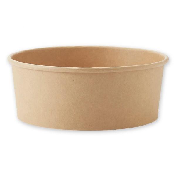 ナチュラル感のあるおしゃれなクラフトのペーパーカップです。 浅型で、サラダやお惣菜などなどのテイクアウト用として。 アウトドアやホームパーティー等にもおすすめです。 別売で「未晒フードカップ浅型1300ml用フタ」があります。 食品の長期保...
