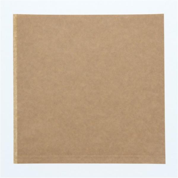 テイクアウトにぴったり！ハンバーガーや肉まんなどが入る四辺のうち二辺の口があいたタイプの袋です。 袋の上部が7mm短くなっており、袋が開きやすくなっています。   【サイズ】 220×220mm 【カラー】 未晒無地 【入数】 100枚 0...