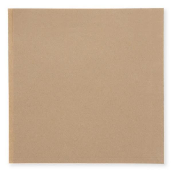 テイクアウトにぴったり！ハンバーガーや肉まんなどが入る四辺のうち二辺の口があいたタイプの袋です。 袋の上部が7mm短くなっており、袋が開きやすくなっています。   【サイズ】 240×240mm 【カラー】 未晒無地 【入数】 100枚 0...