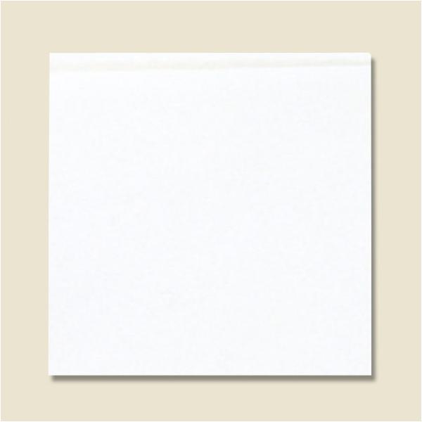 テイクアウトにぴったり！四辺のうち二辺の口があいたタイプの袋です。   【サイズ】 180×180mm 【カラー】 白無地 【入数】 100枚 004738209