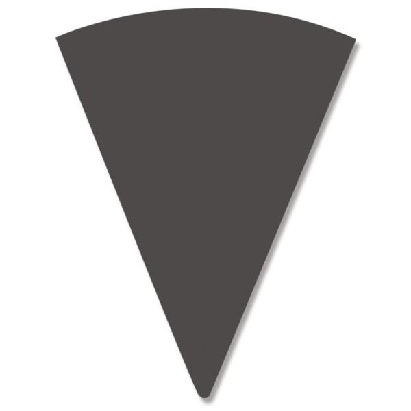 カッコいいスマートなデザインのワッフルコーン用スリーブです、店主オリジナルのこだわりジェラードや産地の果物等を使ったアイスクリームなどを販売するお店におすすめです。   【サイズ】 120×70mm（直径約50mm） 【カラー】 ブラック ...