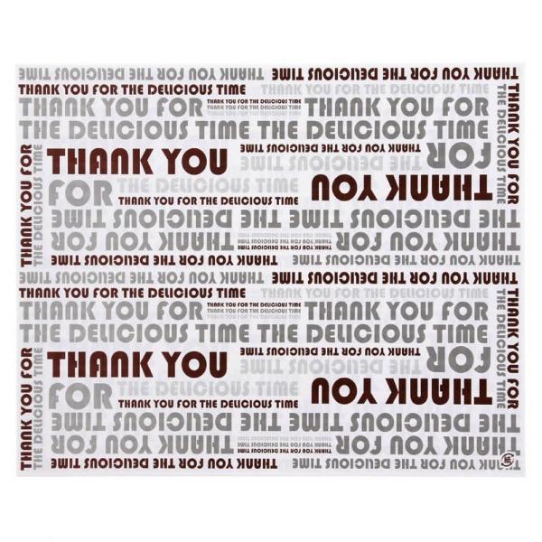 オーソドックスな長方形のクレープ用包装紙です   【サイズ】 207×255mm 【カラー】 ブラウン 【入数】 100枚 004738302