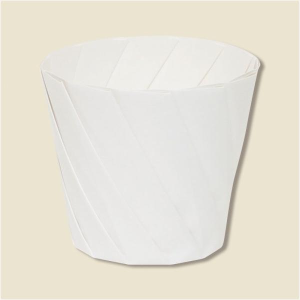 折り紙で折ったようなユニークなデザインのカップです。 そのままならカップ、開けばお皿として使うことができます。 内側は耐水・耐油性があるので、あらゆる食材に対応可能。 幅広い用途でお使いいただけます。 また、植物のアレンジや鉢物をいれてもセ...