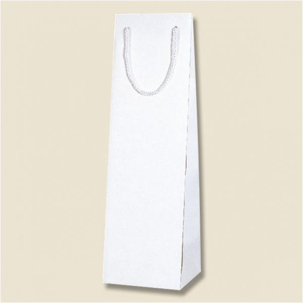 紙の風合いをいかしたバッグです。 表面にエンボス加工を施しました。 口ボール・底ボール付手紐:ポリエステル紐   【サイズ】 110×マチ100×365mm 【カラー】 白 【入数】 10枚 006145502