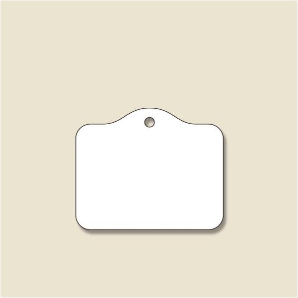 汎用性の高い白無地です。 こちらは糸なしです。   【サイズ】 25×30mm 【入数】 1000枚 007104300