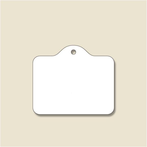 汎用性の高い白無地です。 こちらは糸なしです。   【サイズ】 30×35mm 【入数】 1000枚 007104500