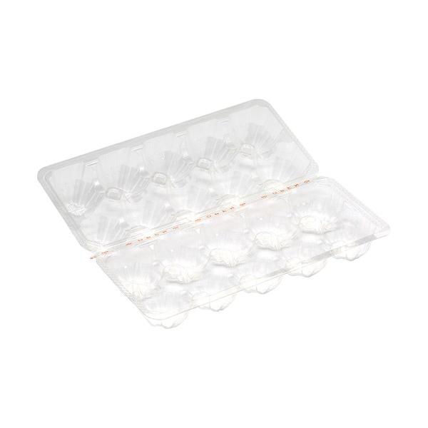 産地直送販売などにおすすめ！タマゴ用のフードパック！LGサイズ10個対応タイプ。 サイズ外寸:横245×縦106×高66（フタ高37）mm   【重量】 1439G 【入数】 100枚 【原産国】 日本製 004421123